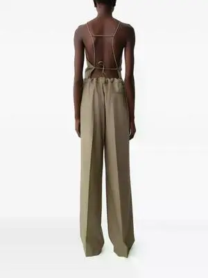 Calvin Klein Pressed Crease Wide-leg Trousers