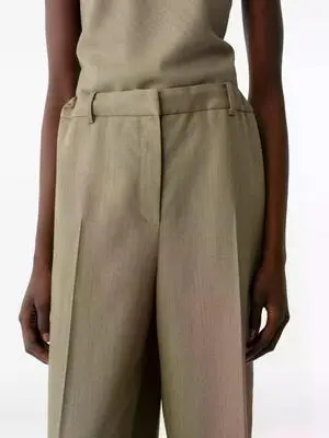 Calvin Klein Pressed Crease Wide-leg Trousers