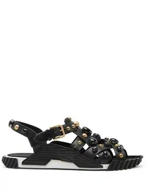 Dolce & Gabbana Embellished Studded Open Toe Sandals