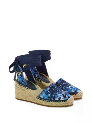 FERRAGAMO Carantion Print Espadrilles