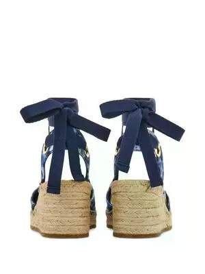 FERRAGAMO Carantion Print Espadrilles