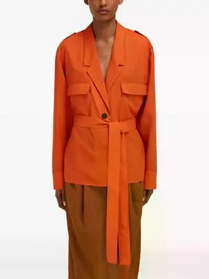 FERRAGAMO Deconstructed Virgin Wool Blazer