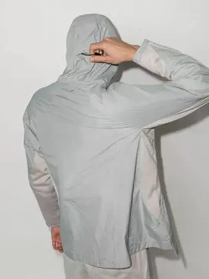 BYBORRE Panelled Hooded Windbreaker