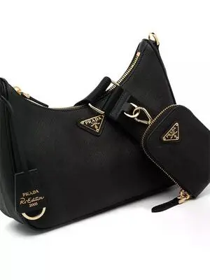 Prada Re-edition 2005 Shoulder Bag - Black