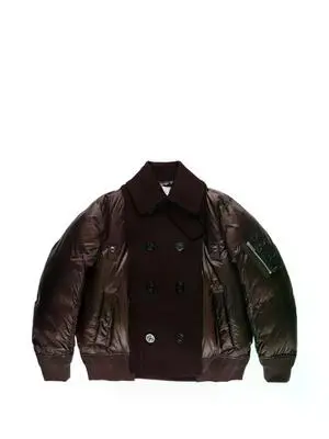 Sacai Buttoned Puffer Jacket