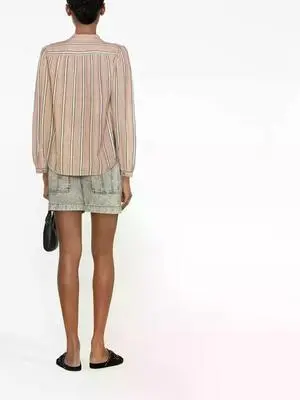 Zadig&Voltaire Embroidered Pinstriped Blouse