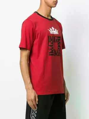 Dolce & Gabbana Crown Logo Print T-shirt