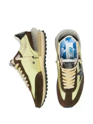 GOLDEN GOOSE Marathon Nylon & Suede Sneakers - Brown