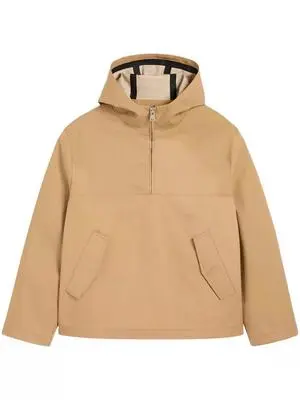 AMI Paris Zip-up Hooded Cotton Jacket