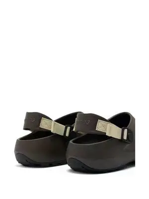 CROCS Perforated Slingback Sandals - Brown