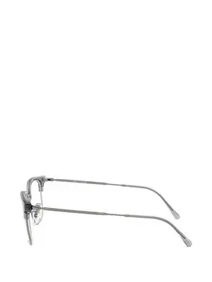 Ray-ban Clubmaster Eyeglasses - Silver