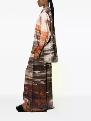 ROKSANDA Arnaud Brush-print Trousers