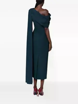 ROKSANDA Maite Draped One-shoulder Midi Dress