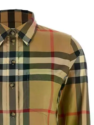 Burberry Check Cotton Twill Shirt