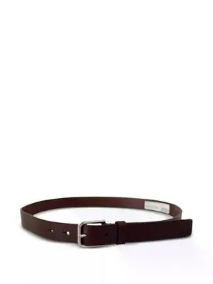 Dolce & Gabbana Leather Buckle Belt - Brown