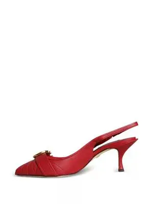 Dolce & Gabbana Devotion Quilted Leather Slingback Pumps