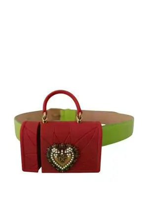 Dolce & Gabbana Devotion Heart Belt Bag - Green