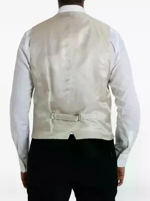 Dolce & Gabbana Geometric Pattern Woven Waistcoat