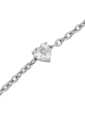 Kurt Geiger Crystal Heart Charm Bracelet