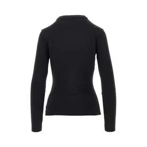 Rabanne Long-sleeved Jersey Top With Press-studs