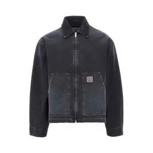 Carhartt Work In Progress Destroy Denim 'arcan' Jacket - Black