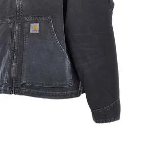 Carhartt Work In Progress Destroy Denim 'arcan' Jacket - Black