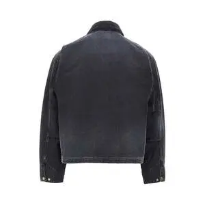 Carhartt Work In Progress Destroy Denim 'arcan' Jacket - Black