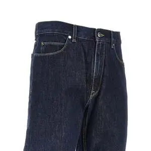 Fendi Dark Wash Regular Fit Jeans - Blue
