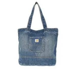 Carhartt Work In Progress Destroy Denim Tote Bag - Blue