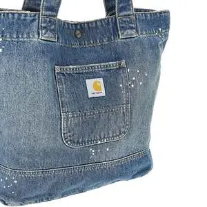 Carhartt Work In Progress Destroy Denim Tote Bag