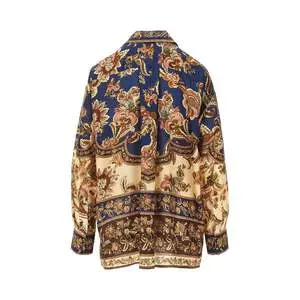 Zimmermann Aster Printed Silk Shirt - Multicolor