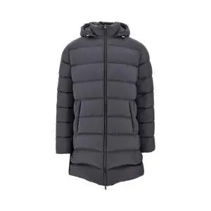 Herno Nylon Microfiber Goose Down Parka Coat