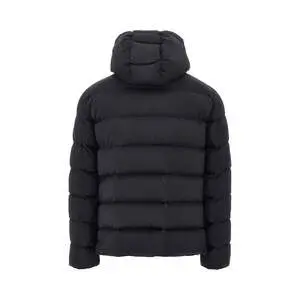 Herno Nylon Microfiber Goose Down Jacket - Black