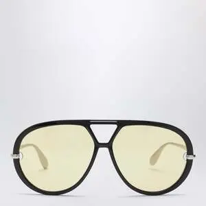 Bottega Veneta Bottega Veneta Aviator Sunglasses Black