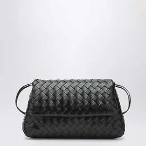 Bottega Veneta Intrecciato Giorno Clutch - Black