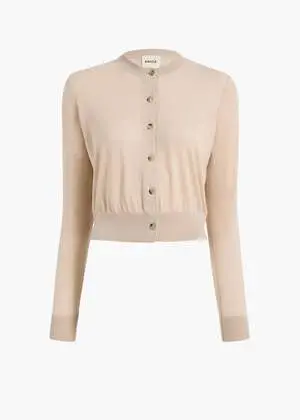 Khaite Tansy Cardigan - Sand