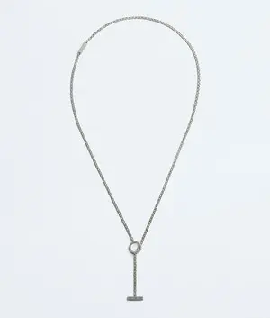 Bottega Veneta Veneta Chain Necklace - Silver