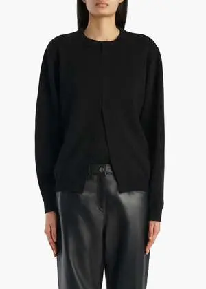 Khaite Cooper" Cardigan In Wool And Cashmere