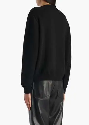 Khaite Cooper" Cardigan In Wool And Cashmere