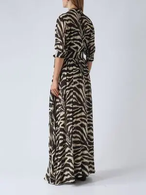 Ermanno Scervino Printed Maxi Dress