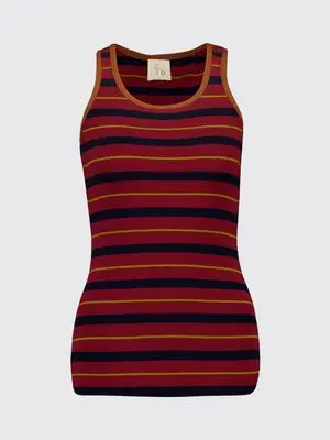 PAULA Striped Knit Tank Top