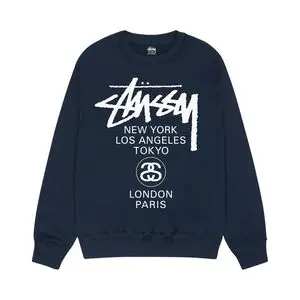 StÜssy World Tour Crew Sweatshirt