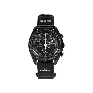 SWATCH X Omega Bioceramic Moonwatch Mission To Moonphase Snoopy - Black