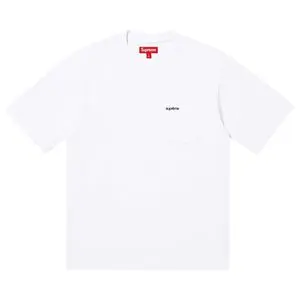 Supreme Short-sleeve Pocket Tee - White