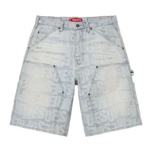 Supreme Repeat Jacquard Double Knee Denim Short