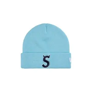 Supreme Supreme New Era Devil S Logo Beanie Blue