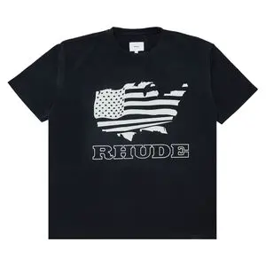 Rhude Banner" T-shirt - Black