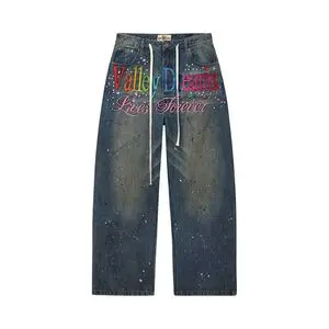 VALE FOREVER Embellished Denim Jeans