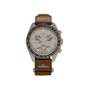 SWATCH X Omega Bioceramic Moon "mission To Saturn" Watch - Grey