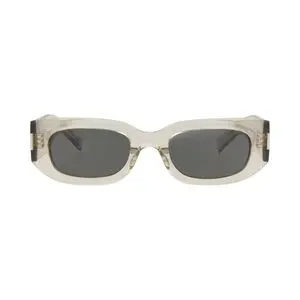 Saint Laurent Round Frame Acetate Sunglasses